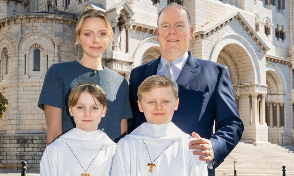 Monaco's royal twins Prince Jacques and Princess Gabriella celebrate ...